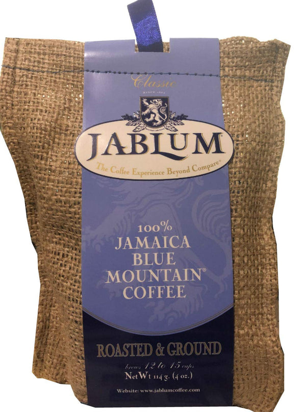 Jablum Jamaica Blue Mountain Freshly Roasted and Ground Coffee 4oz ...